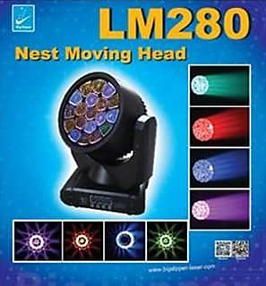 LM280 NEST MOVING BEAM Motorized light head, 19X15W, RGBW, | Reverb