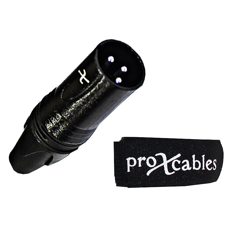 X-Static Black 3-Pin DMX Professional Lighting Terminator | Reverb