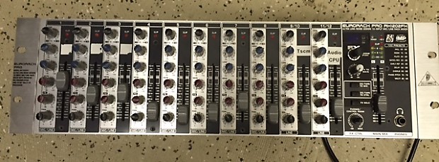 Behringer Eurorack Pro RX1202 FX rack mixer | Reverb