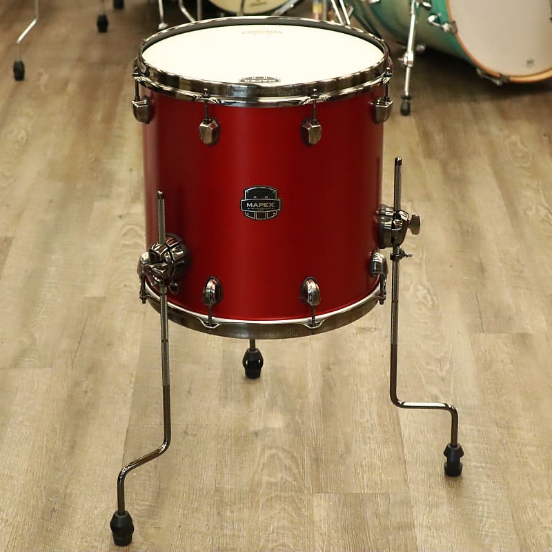Mapex Saturn Evolution Birch/ Walnut 14" Floor Tom (Tuscan | Reverb