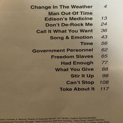 Tesla - Psychotic Supper - Guitar Tab / Tablature Book | Reverb