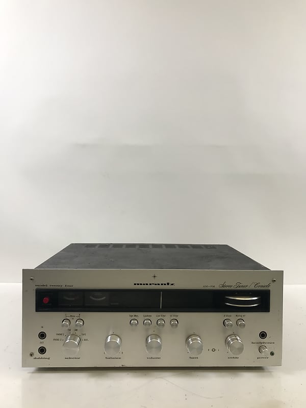 Vintage Marantz Model 24 Stereo Tuner Receiver Preamplifier | Reverb