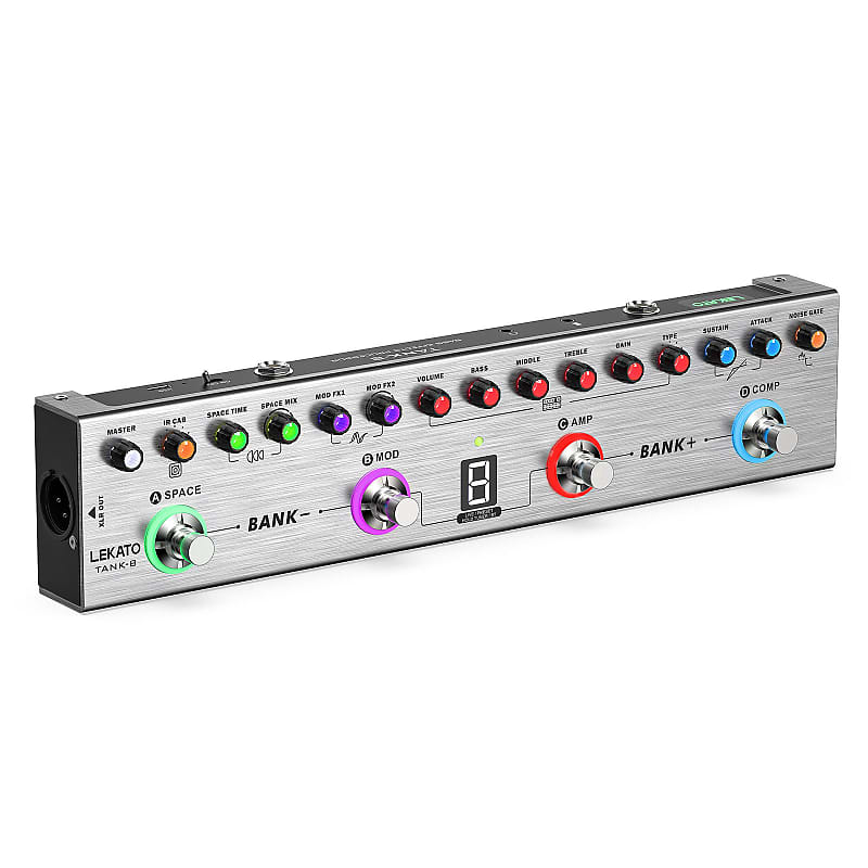 LEKATO TANK-B Bass Multi Effects Pedal Bass Effects Pedal | Reverb