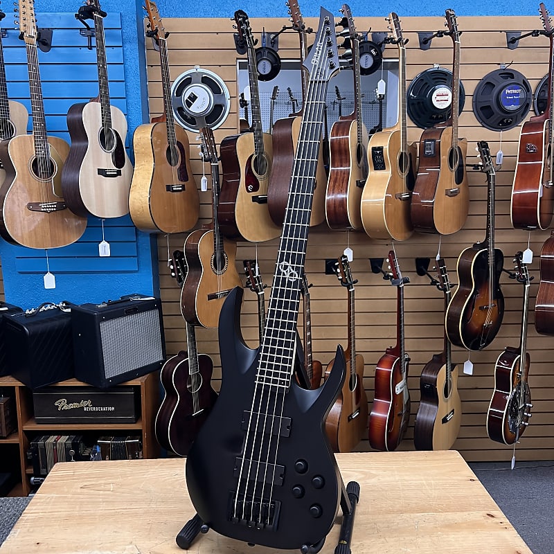 Solar AB2.5C 5-String Active Electric Bass (Carbon Black | Reverb