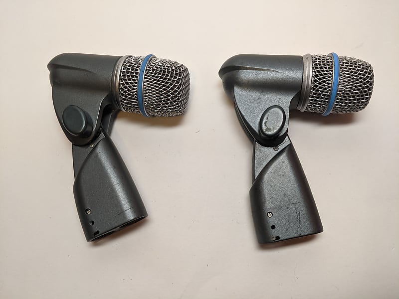 Vintage Shure Beta 56 Microphones (PAIR) | Reverb