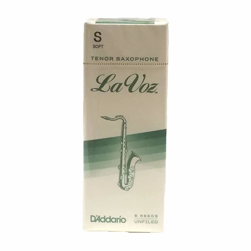 Rico La Voz Tenor Saxophone Reeds, Box of 5 Soft | Reverb