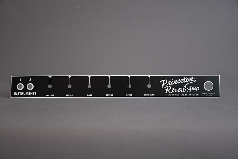 Fender '65 Princeton Reverb Reissue Faceplate | Reverb