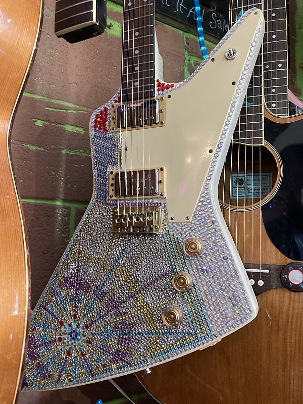 Cort Effector Explorer Style Guitar MIK WOW Modified 1980s - | Reverb