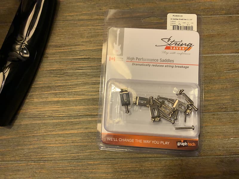 Fender 007-5123 American Standard Stratocaster Bridge Saddles | Reverb