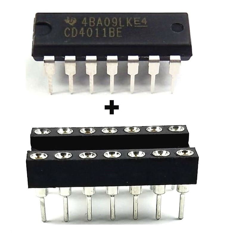 Texas Instruments CD4011BE CD4011 CMOS Quad 2-Input NAND Gate | Reverb