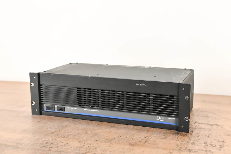 QSC Model 1400 Two-Channel Power Amplifier (church owned) | Reverb