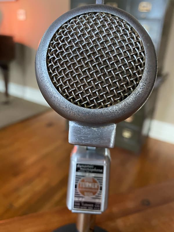 Turner Dynamic Microphone 22D 40-50s Brushed Chrome | Reverb