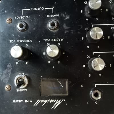 Marshall Mini mixer model 2071 70s - Black | Reverb