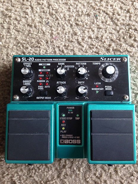 Boss SL-20 Slicer Audio Pattern Processor Stereo Tremolo | Reverb