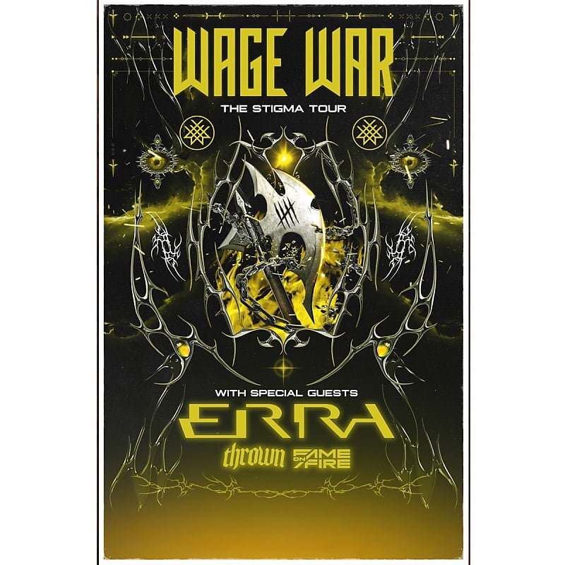 WAGE WAR | ERRA | THROWN | FAME ON FIRE The Stigma Tour 2024 | Reverb