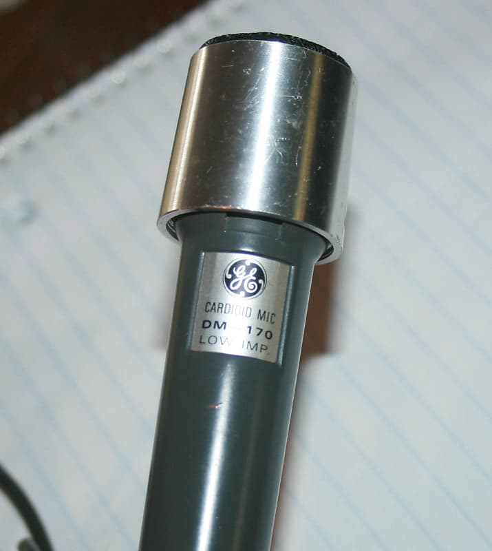 GE DM-170 - Vintage Cardioid Microphone Vintage Gray | Reverb