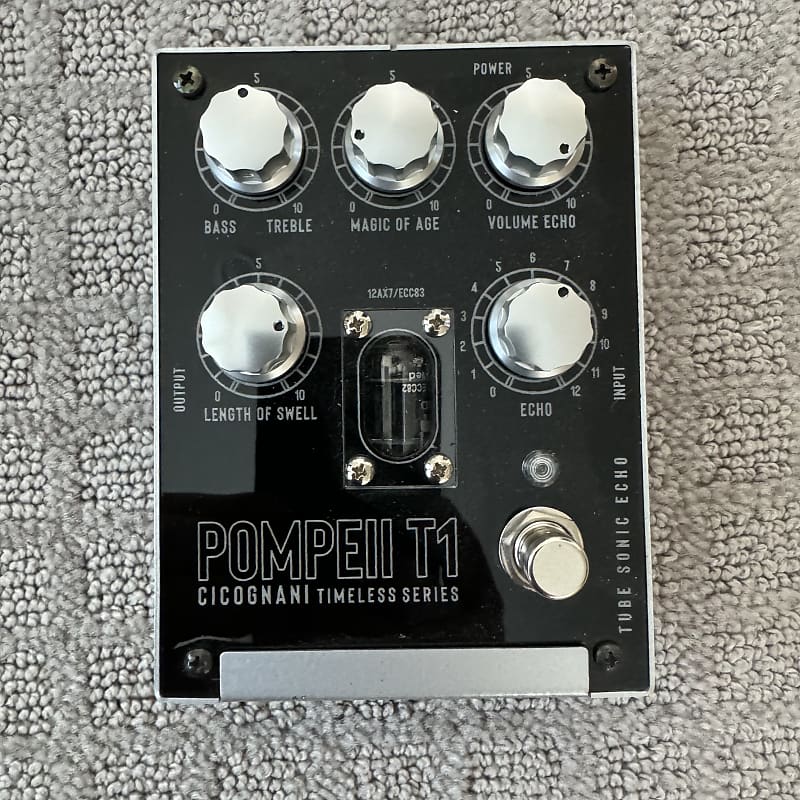 Cicognani Engineering Pompeii T1 12AU7 Mod Tube Driven Echo | Reverb