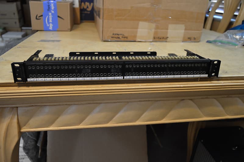 ADC P1724 TT 96 Point Solder Patch Bay with Tray | Reverb