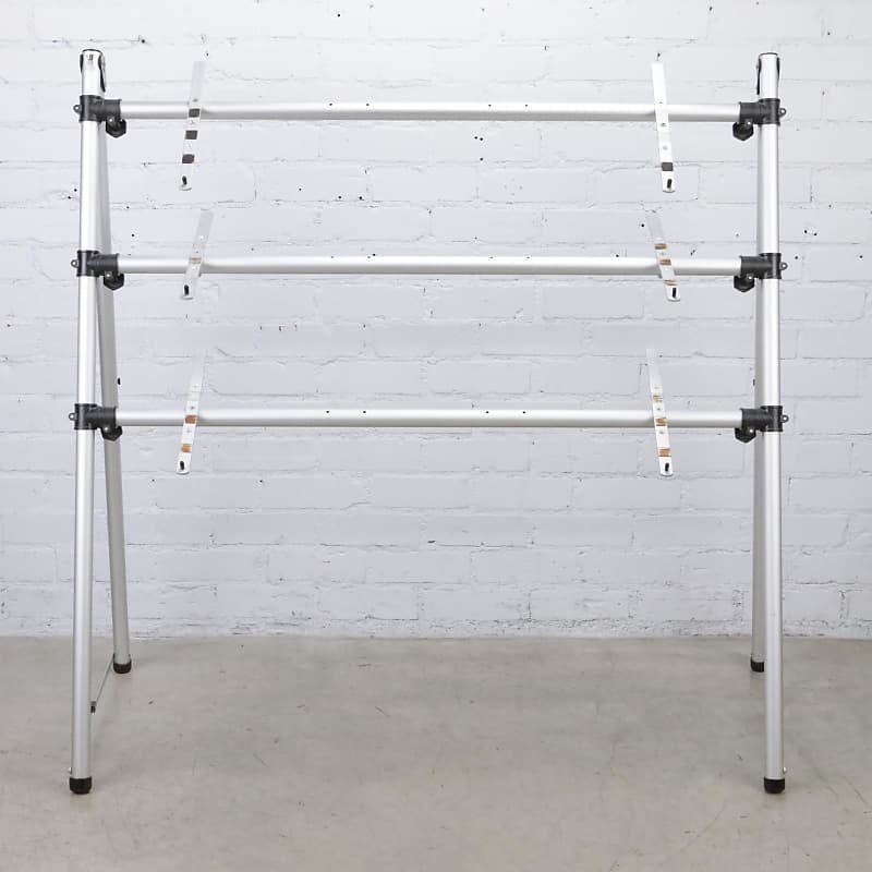 Ultimate Support A Frame 3-Tier Silver Keyboard Stand #48696 | Reverb