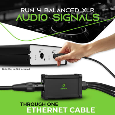 4 Channel Snake (2ft Breakout Cable) 3Pin XLR/DMX/AES-EBU to | Reverb