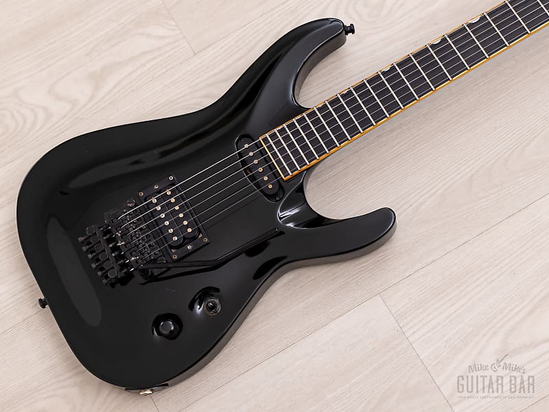 1988 ESP Horizon Custom Vintage Neck Through Guitar Black, | Reverb