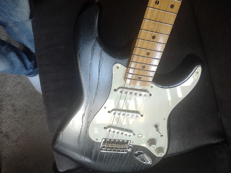 Musikraft guitar mill don mare stratocaster 2020 - black | Reverb