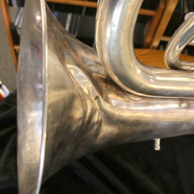 1960's Besson 3 Valve Vintage Bb Tuba 17" Bell Silver "50 | Reverb