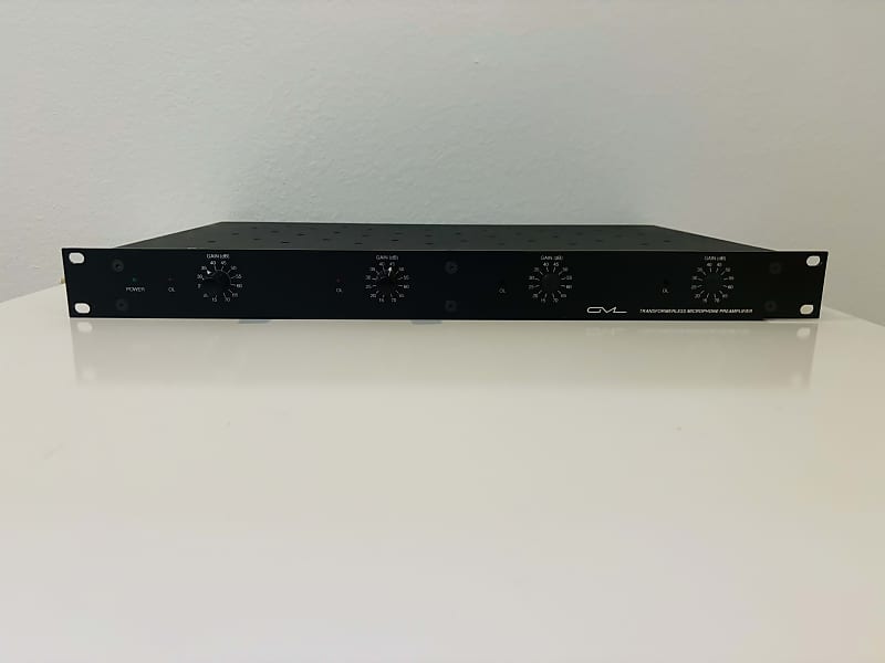 GML 8302 2-channel microphone preamp 2000s - Black | Reverb