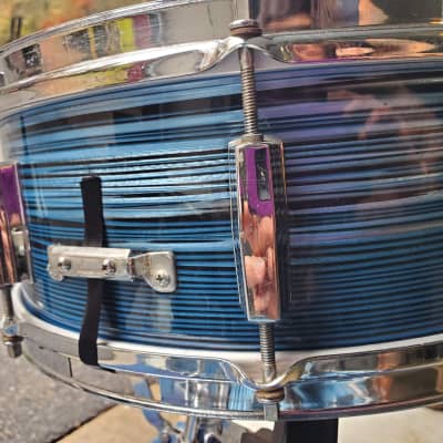 Tempro (pearl) Vintage MIJ 1960s - Blue Strata three piece | Reverb