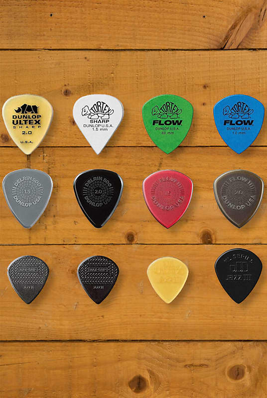 Dunlop Shred Pick Variety Pack - Mixed Gauges - 12-Pack | Reverb