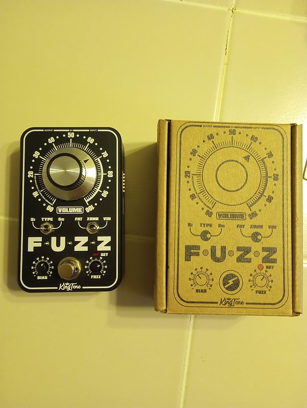 King Tone Guitar King tone Mini Fuzz v2 2022 - Black | Reverb