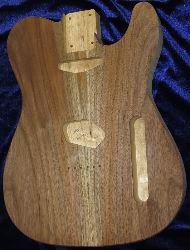 Butternut / Walnut Top Telecaster Tele Body Standard 3lbs | Reverb