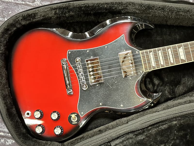 Gibson SG Standard Cardinal Red Burst New Unplayed Auth Dlr | Reverb