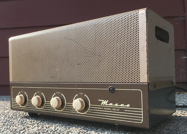 1956 Masco ME-27 PA 20-Watt head (modified for guitar / bass | Reverb