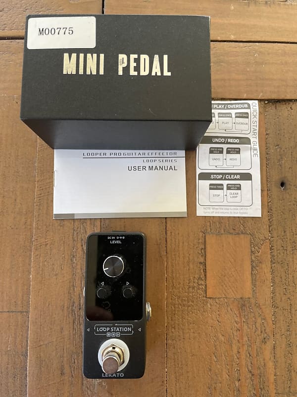 Lekato Loop Station Looper And Tuner Pedal 2020 Black Reverb