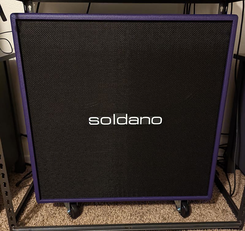 Soldano 4x12 cabinet purple v30s | Reverb