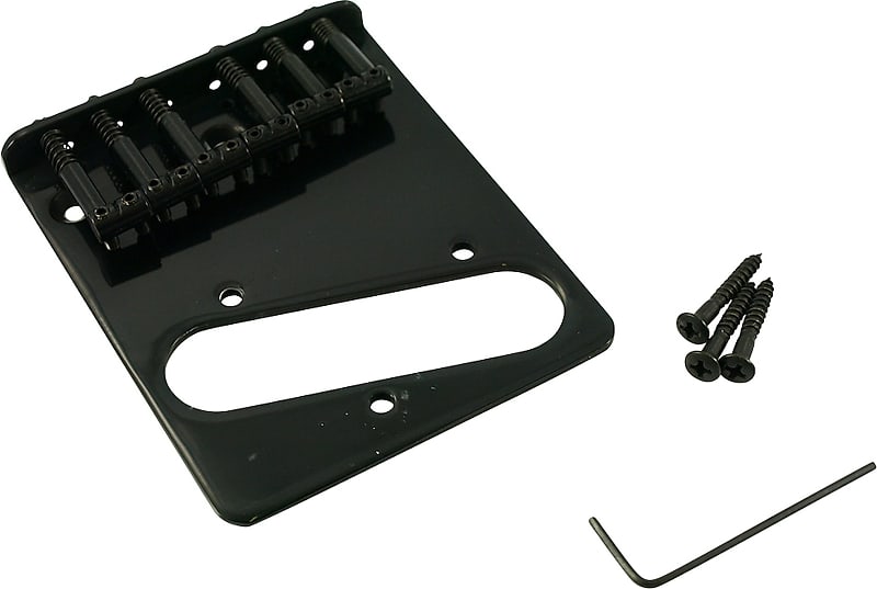 WD Replacement Top Mount Bridge For Fender Telecaster Black | Reverb