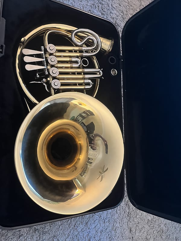 Maxtone French Engineer French Horn 2000s - Gold Brass | Reverb