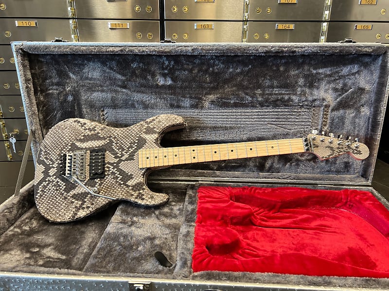 Custom Snakeskin Electric Guitar | Reverb