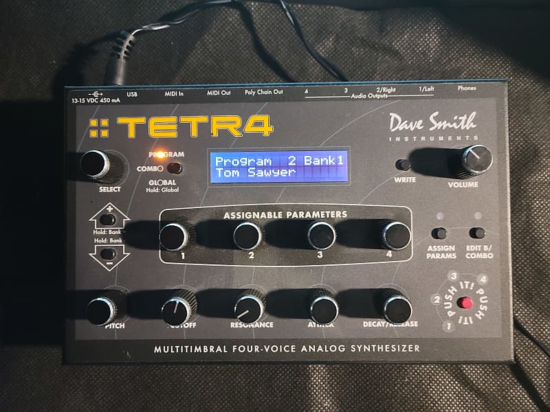 Dave Smith Instruments Tetra 4-Voice Desktop Synthesizer With | Reverb