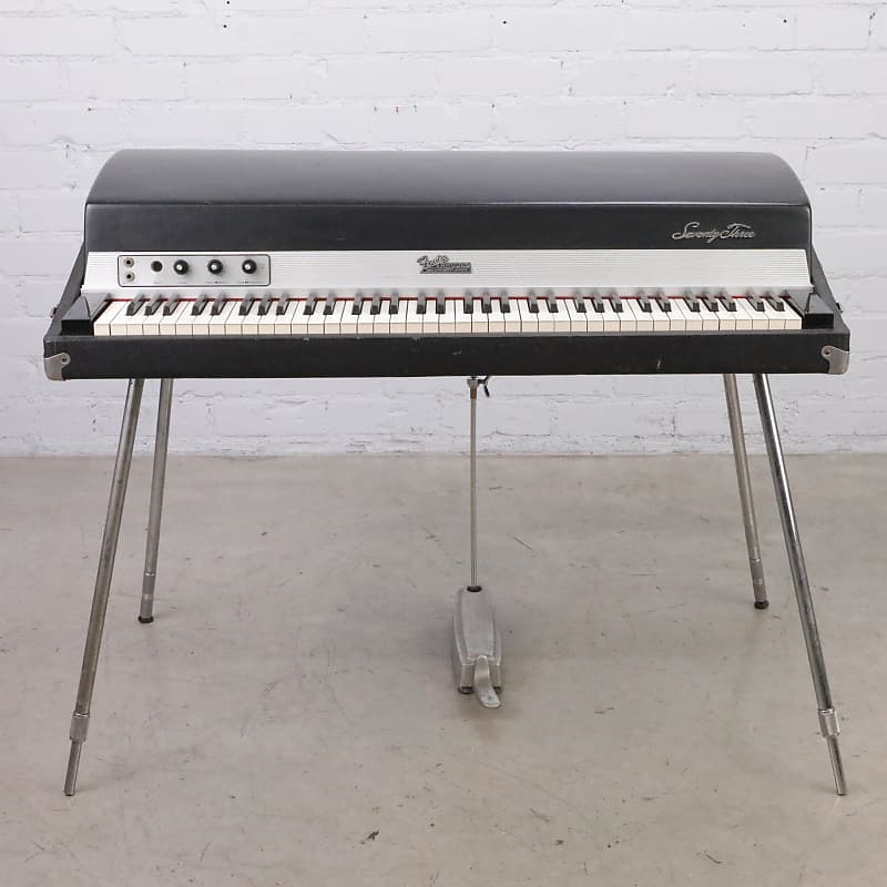 1974 Fender Rhodes Mark I Stage 73 Keyboard w/ Legs & Pedal | Reverb