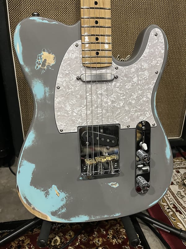 Fender Partscaster Tele 2018 - Relic Grey | Reverb