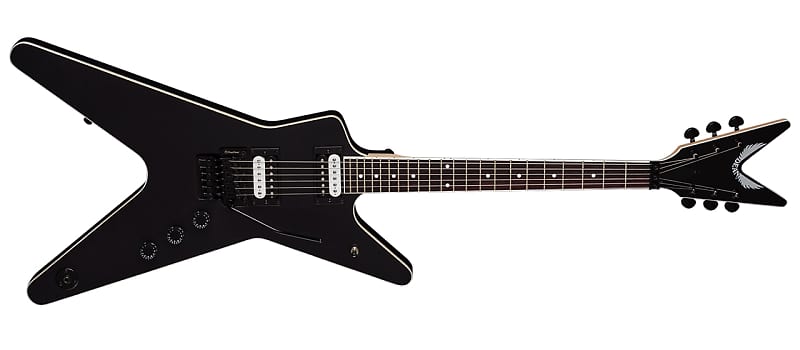 Dean MLX Electric Guitar with Floyd, Satin Black, MLXF BKS | Reverb