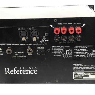 Crown Studio Reference 1 Powered Amplifier | Reverb