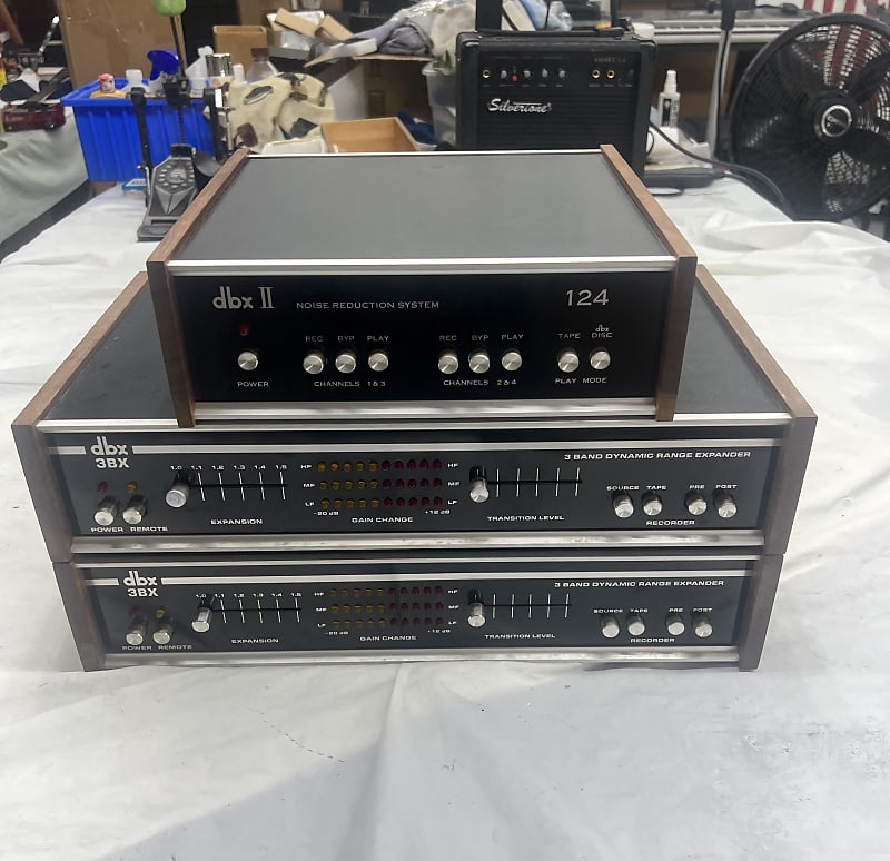 Vintage (2) DBX 3BX Dynamic Rage Expander and (1) DBX II | Reverb