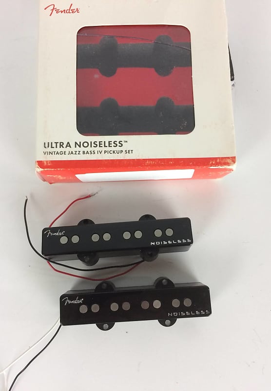 Fender Ultra Noiseless Vintage 4-String J-Bass Pickup Set, | Reverb