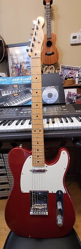 Fender Standard Telecaster Made in Mexico 1993 Transparent | Reverb