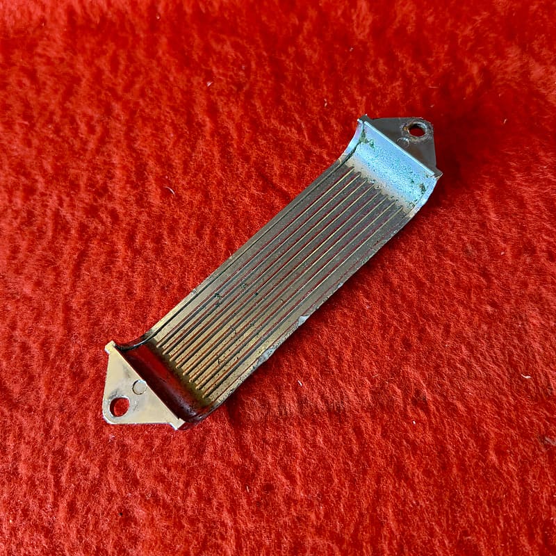 Rickenbacker Bridge pickup cover 1973 - Chrome original | Reverb