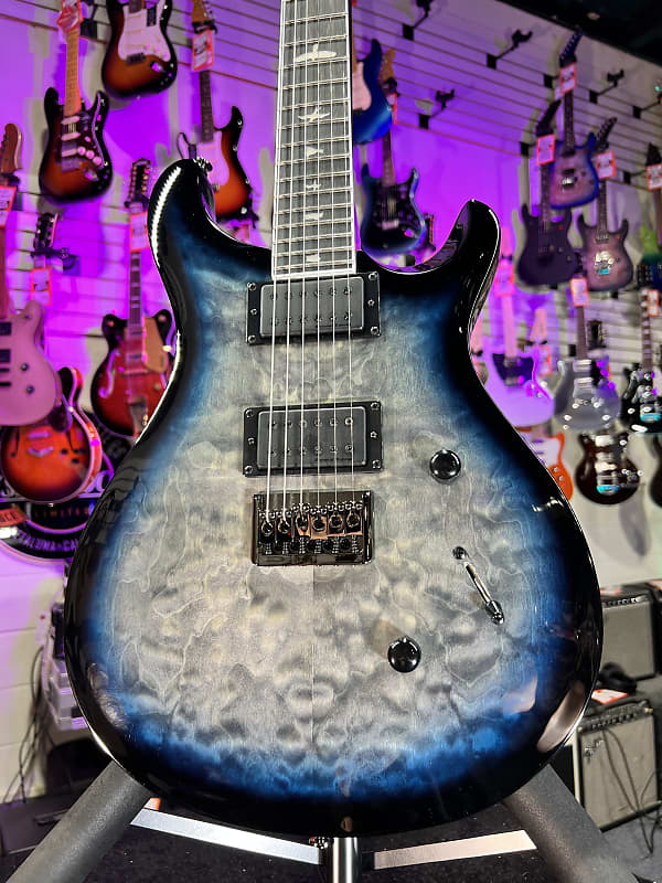 PRS SE Mark Holcomb Signature Electric Guitar - Holcomb Blue | Reverb