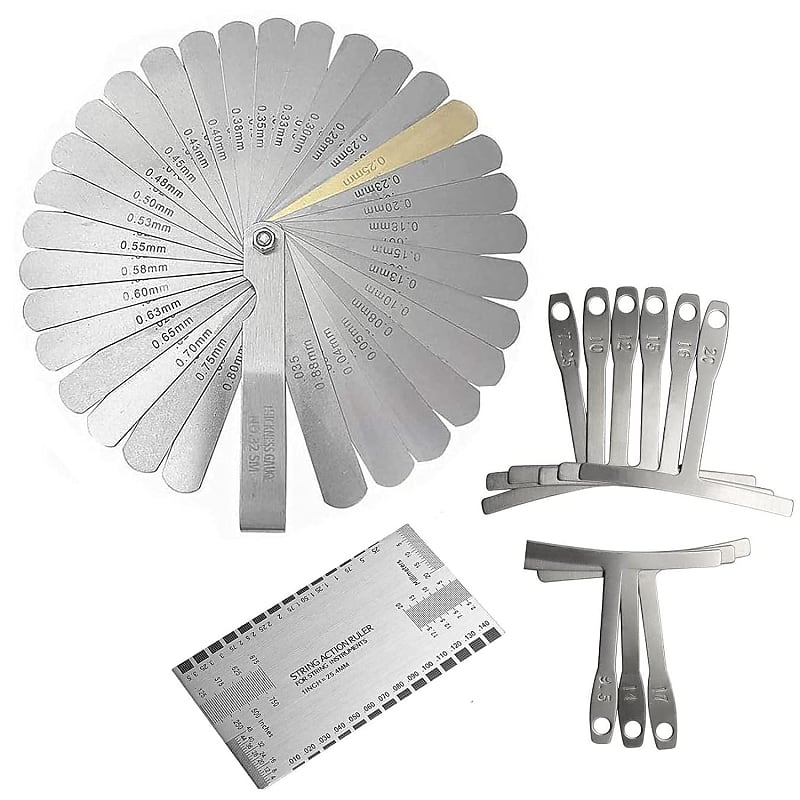 11 Pieces Guitar Luthier Tool Kit Including 9Pcs Understring | Reverb
